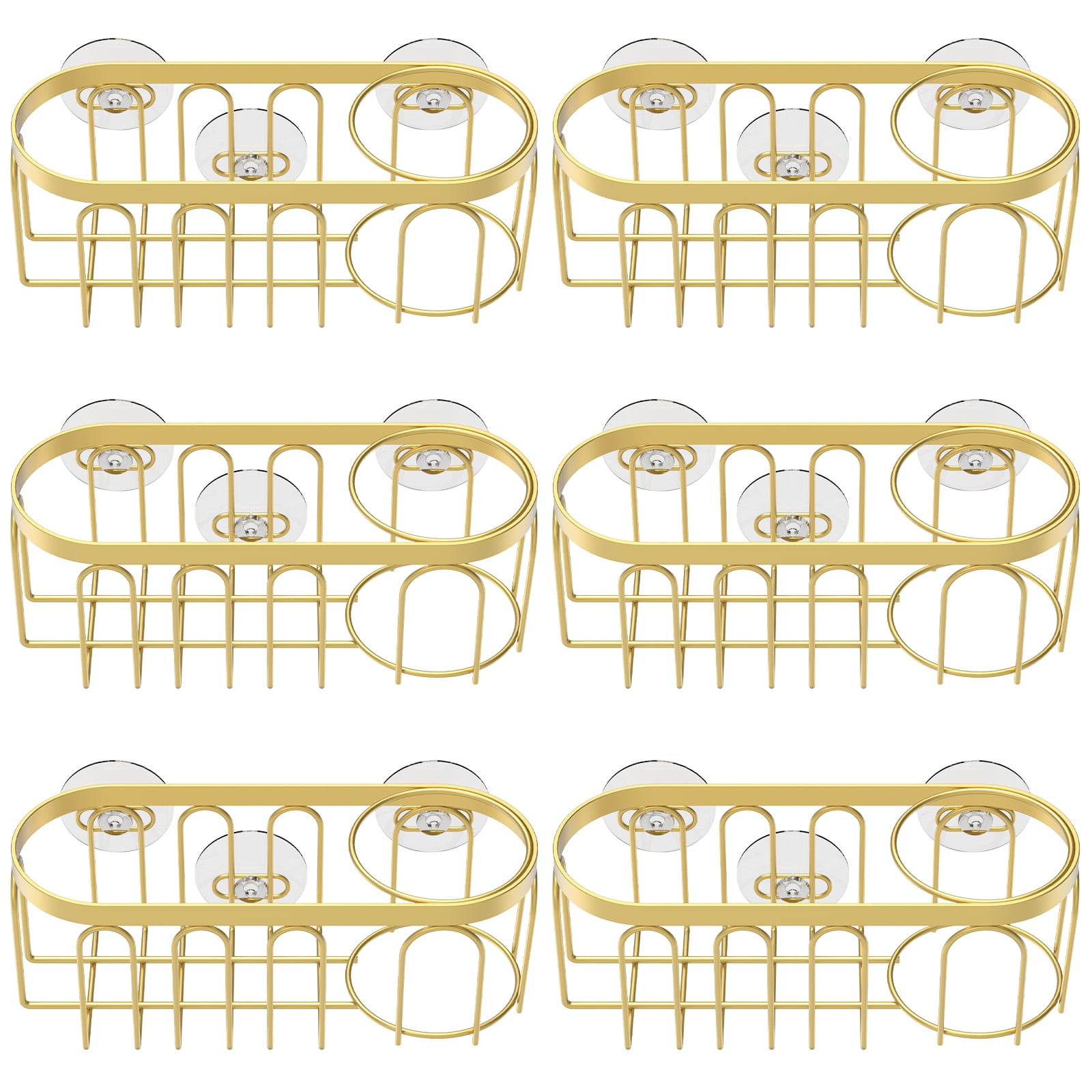 Grace 6pcs Stainless Steel Sponge Holder Efficient Drainage Sponge Rack ...