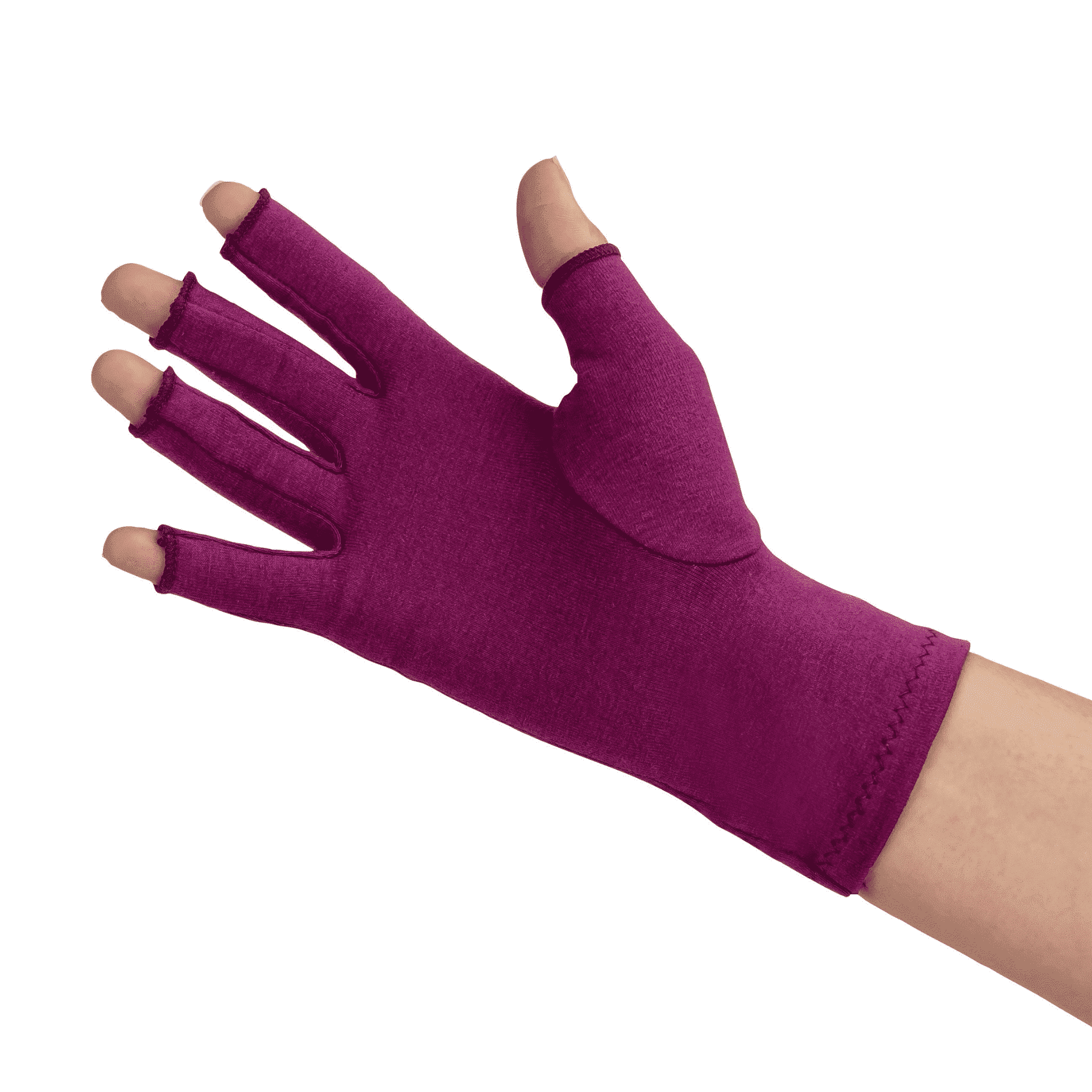 GRACE & ABLE Compression Gloves for Arthritis - Open Finger, Cotton ...