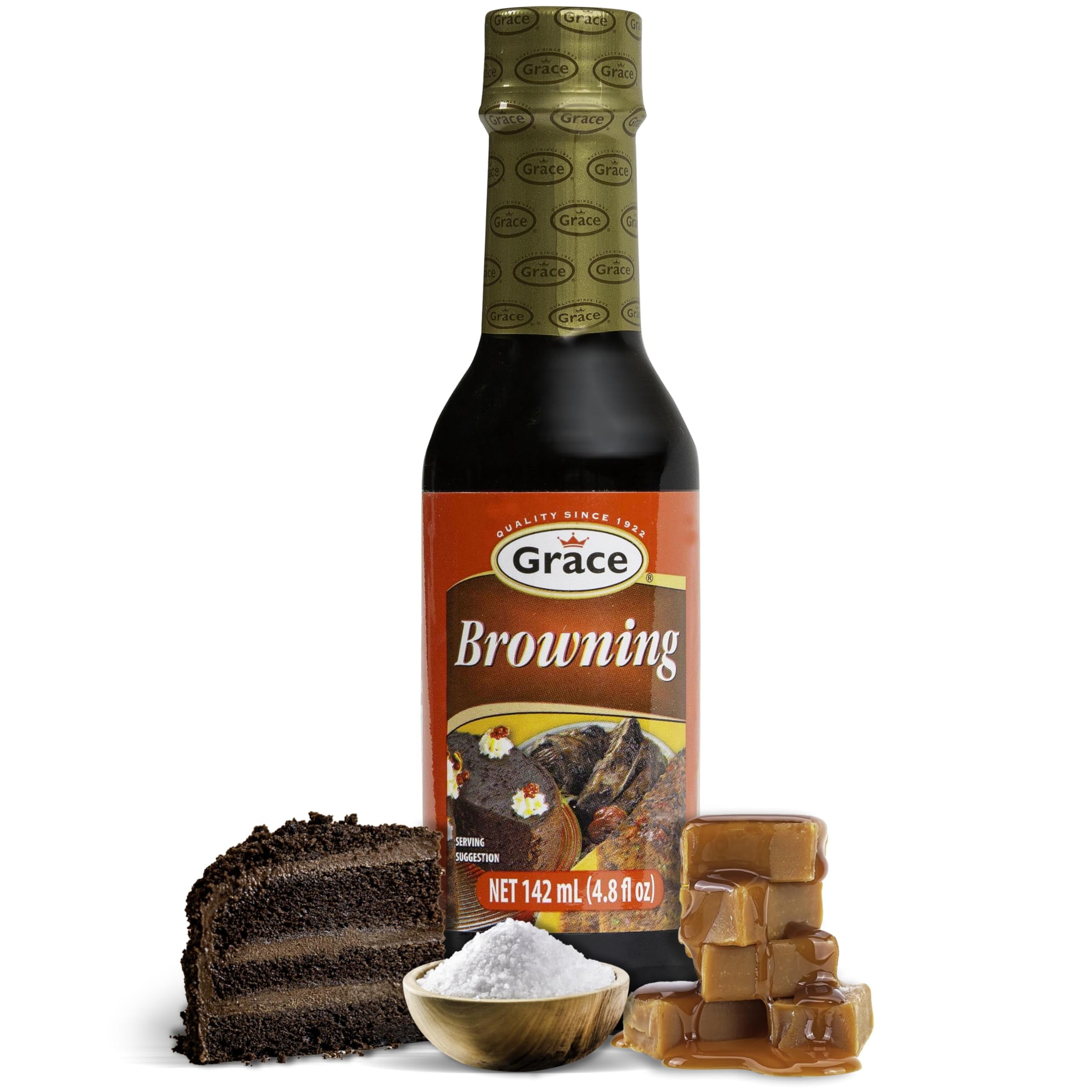 Grace UM1 Browning Sauce Jamaican 4.8oz - Browning Sauce for Baking ...