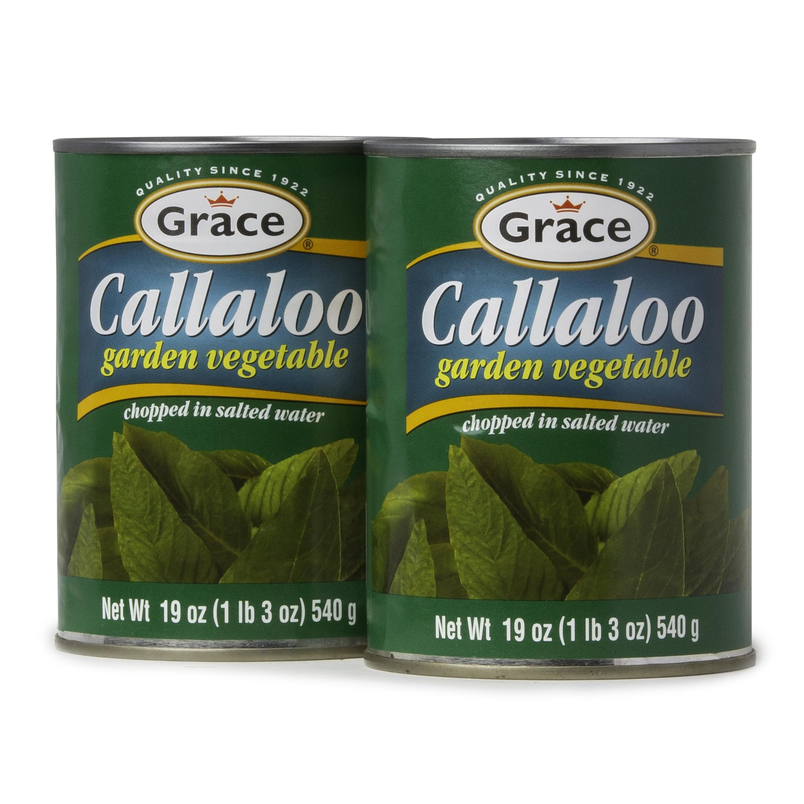 Grace Callaloo 19oz - 2 Pack Jamaican GHH1Callaloo Canned - addition to ...