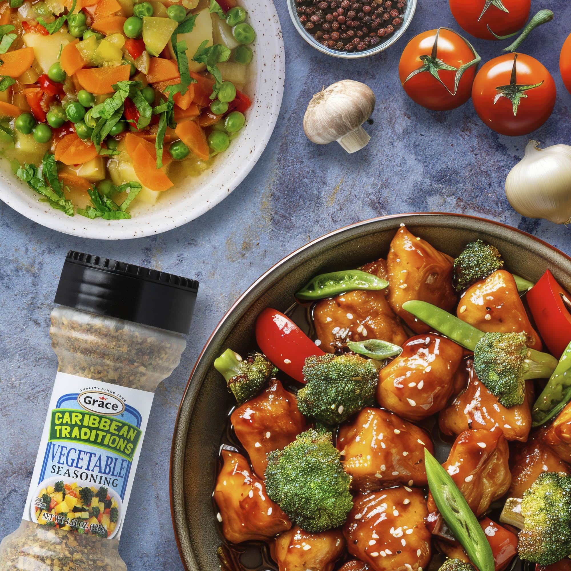 Grace Caribbean Traditions Vegetable Seasoning 4.51oz - H2FSD2 Pack ...