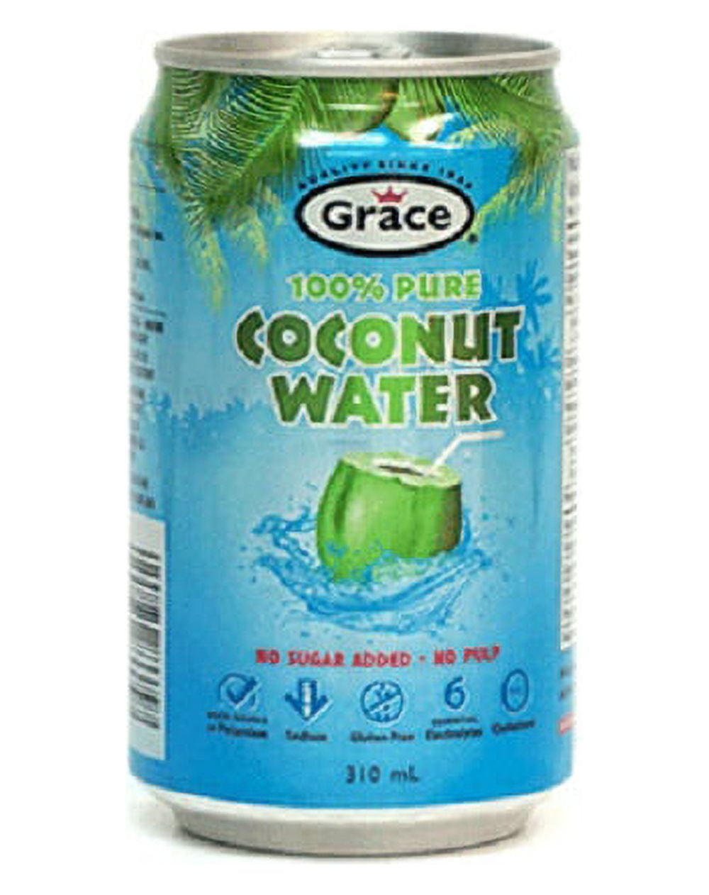 GRACE - COCONUT WATER NSA (24x310ML) - Walmart.com