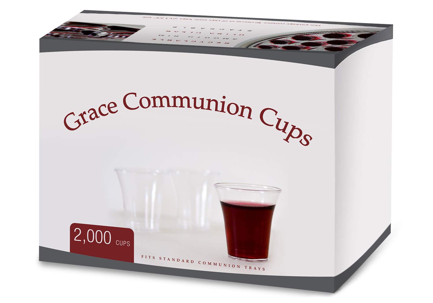 Grace Communion Cups - AIF9 Disposable Plastic 2000 per box - Fits ...
