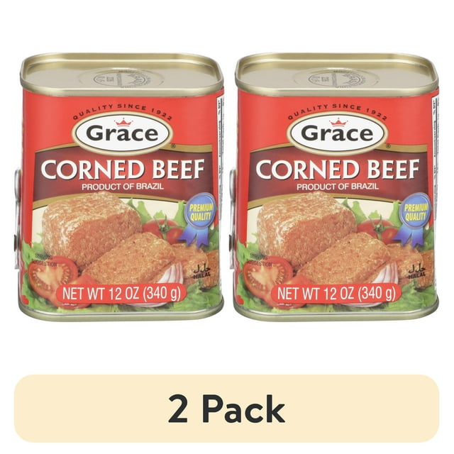 (2 pack) Grace Corned Beef, 12 oz Can - Walmart.com