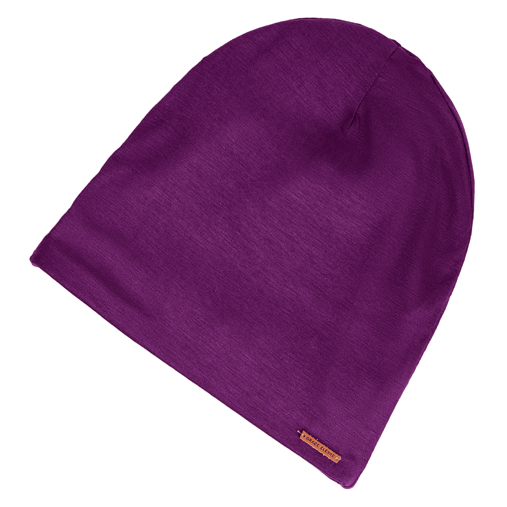 Grace Eleyae Adjustable Slap (Satin-Lined Cap) - Purple - Walmart.com