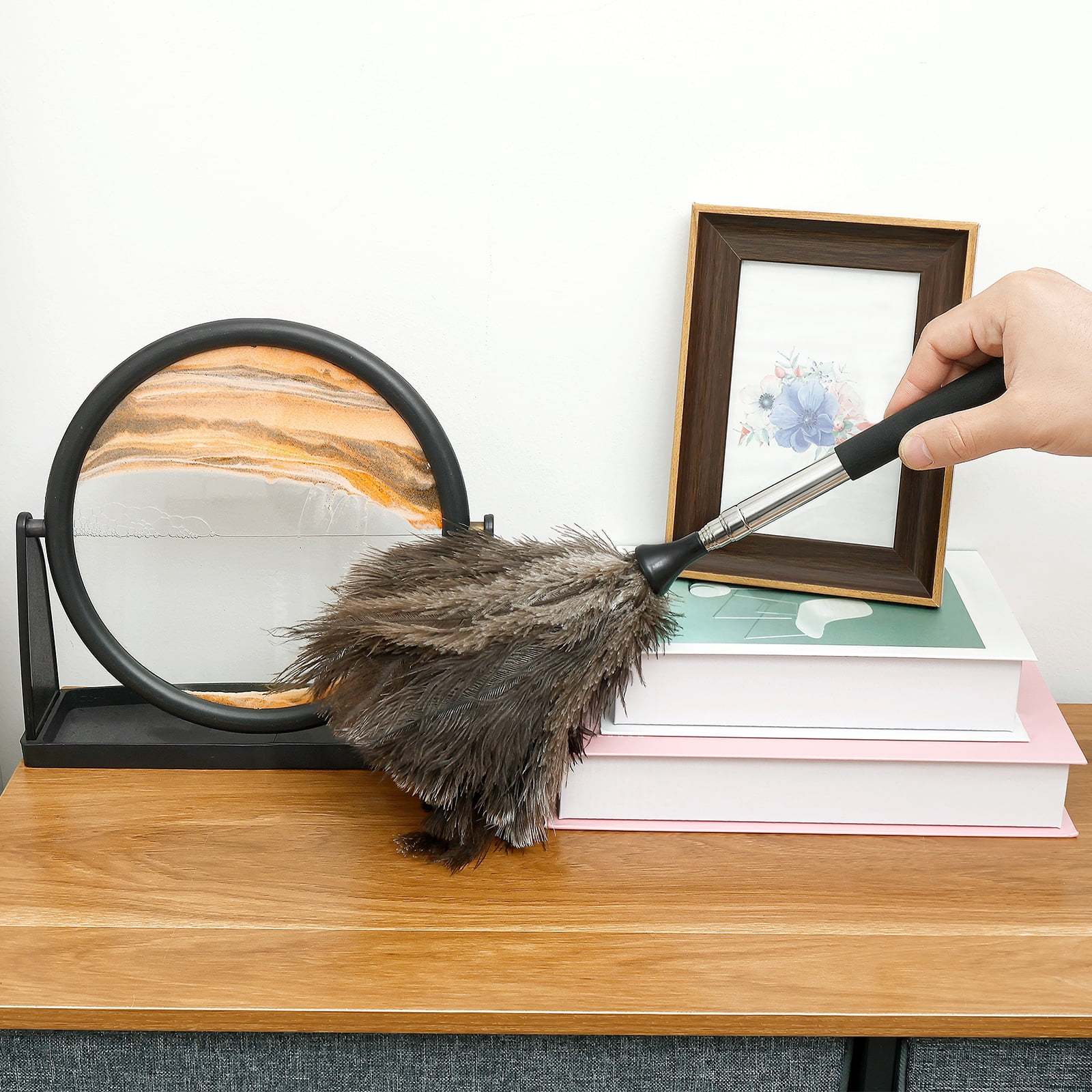 Grace Extendable Ostrich Feather Duster for Home Office Anti Static ...