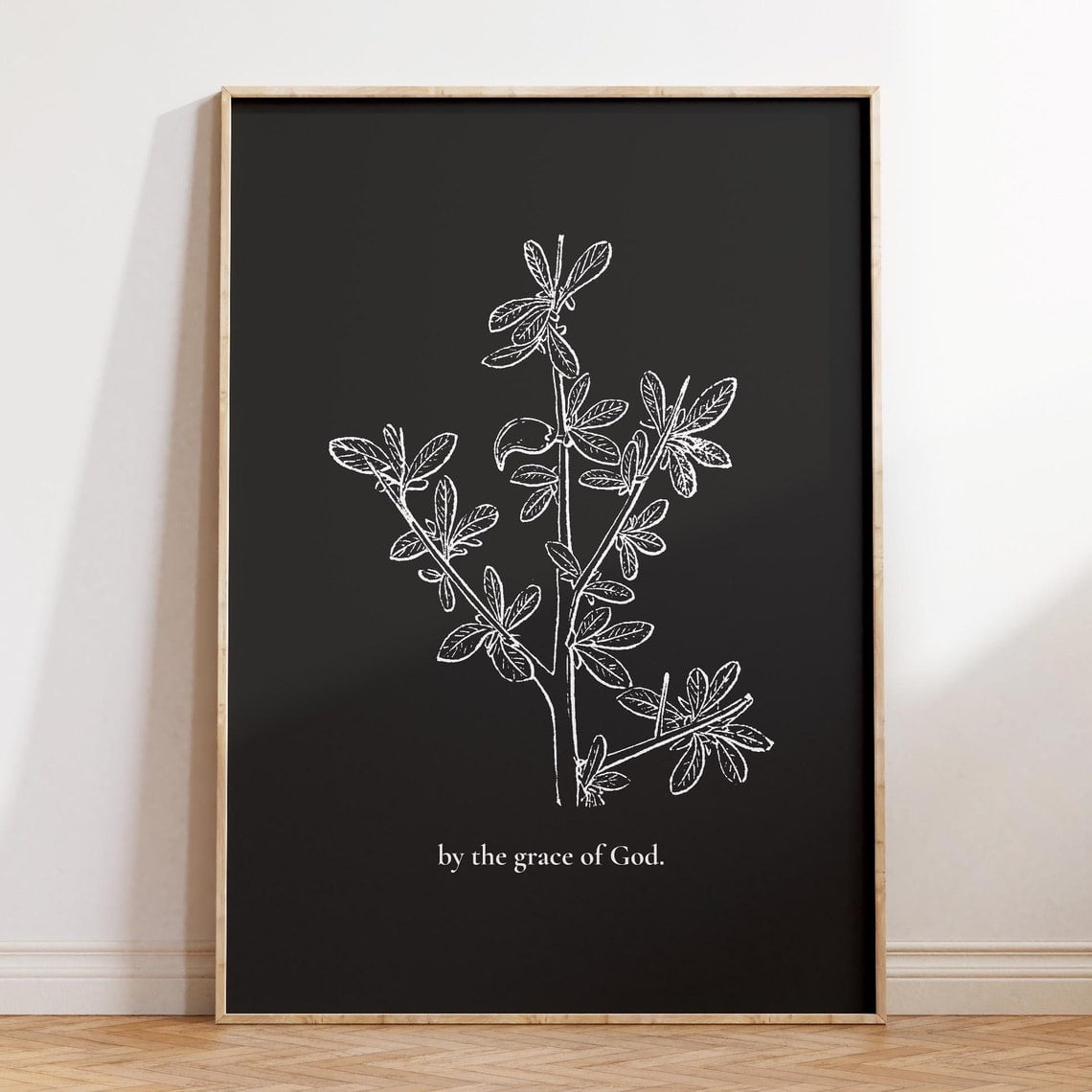 Grace Of God Christian Wall Art Quote Wall Art Bible Verse Poster ...