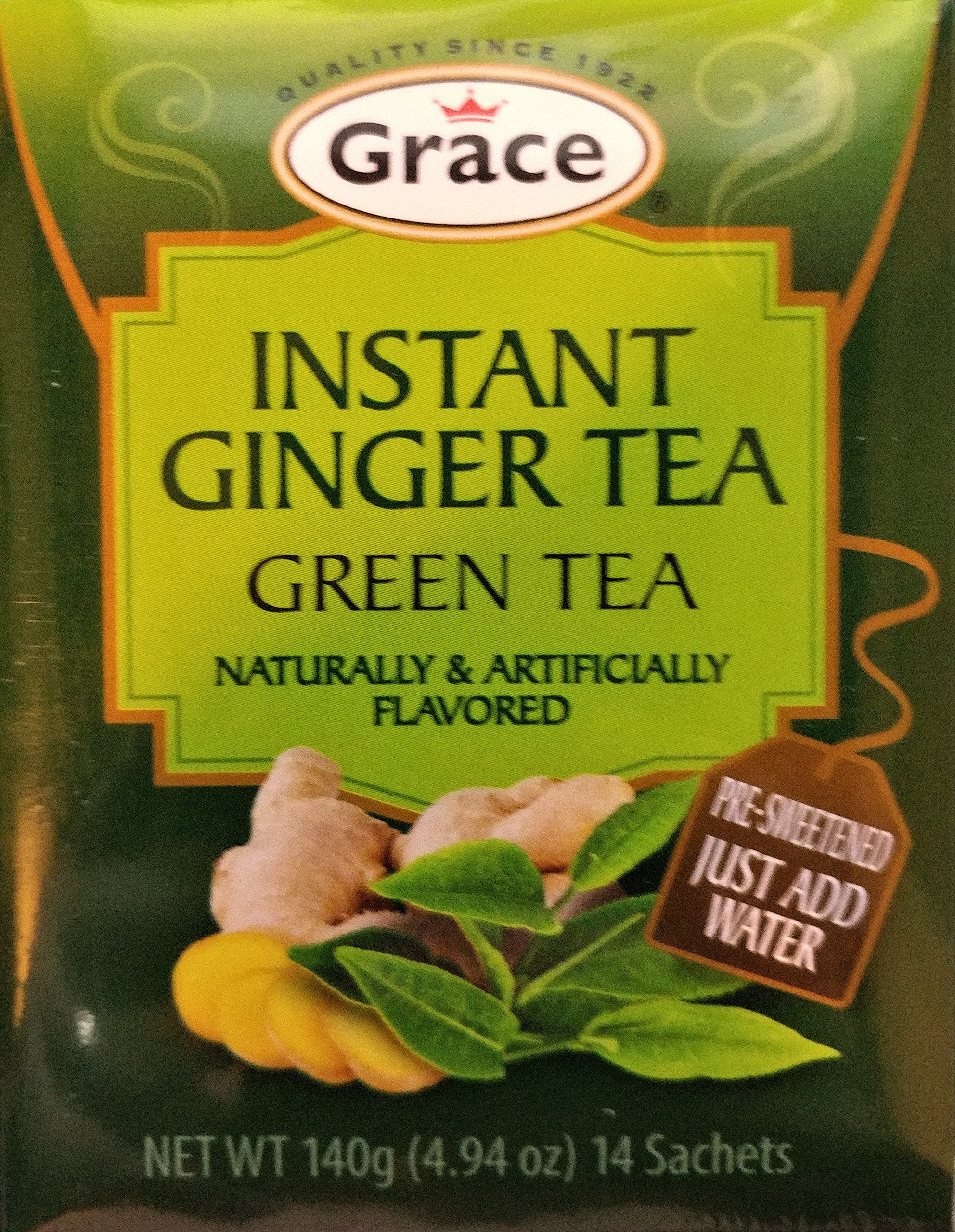 GRACE INSTANT GINGER TEA GREEN TEA - Walmart.com