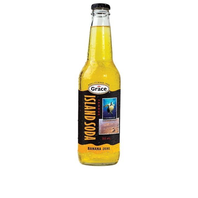 Grace Island Soda Banana - 355 Ml X 12 Cans - Walmart.com