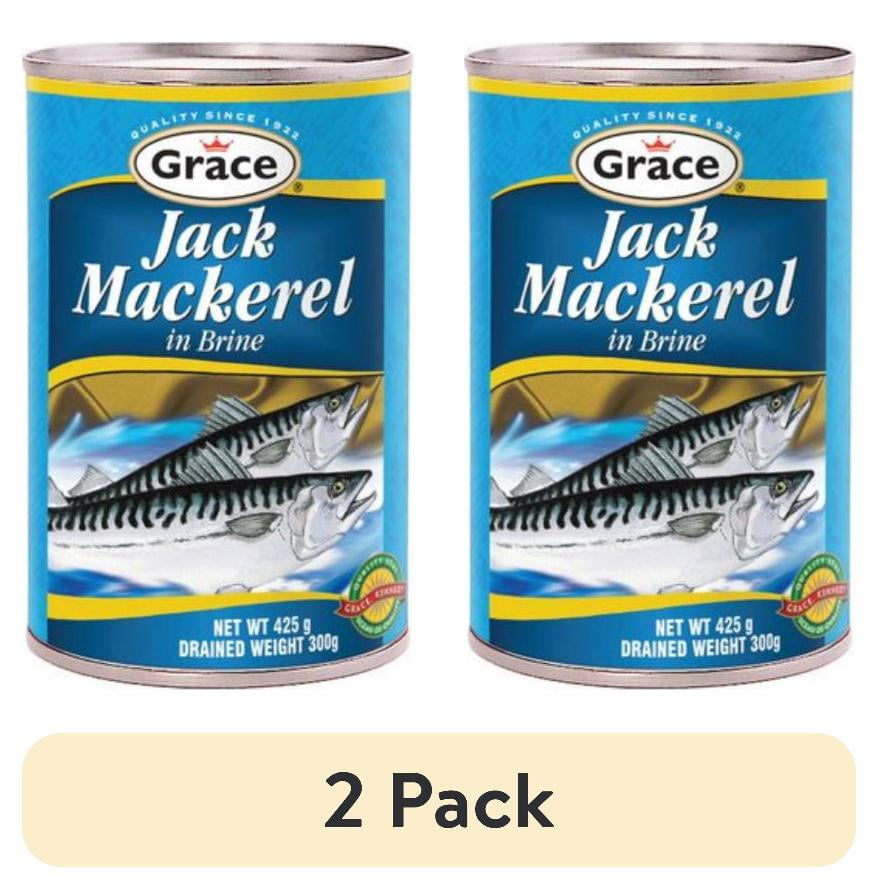 (2 pack) Grace Jack Mackerel in Brine, Canned Seafood - Walmart.com