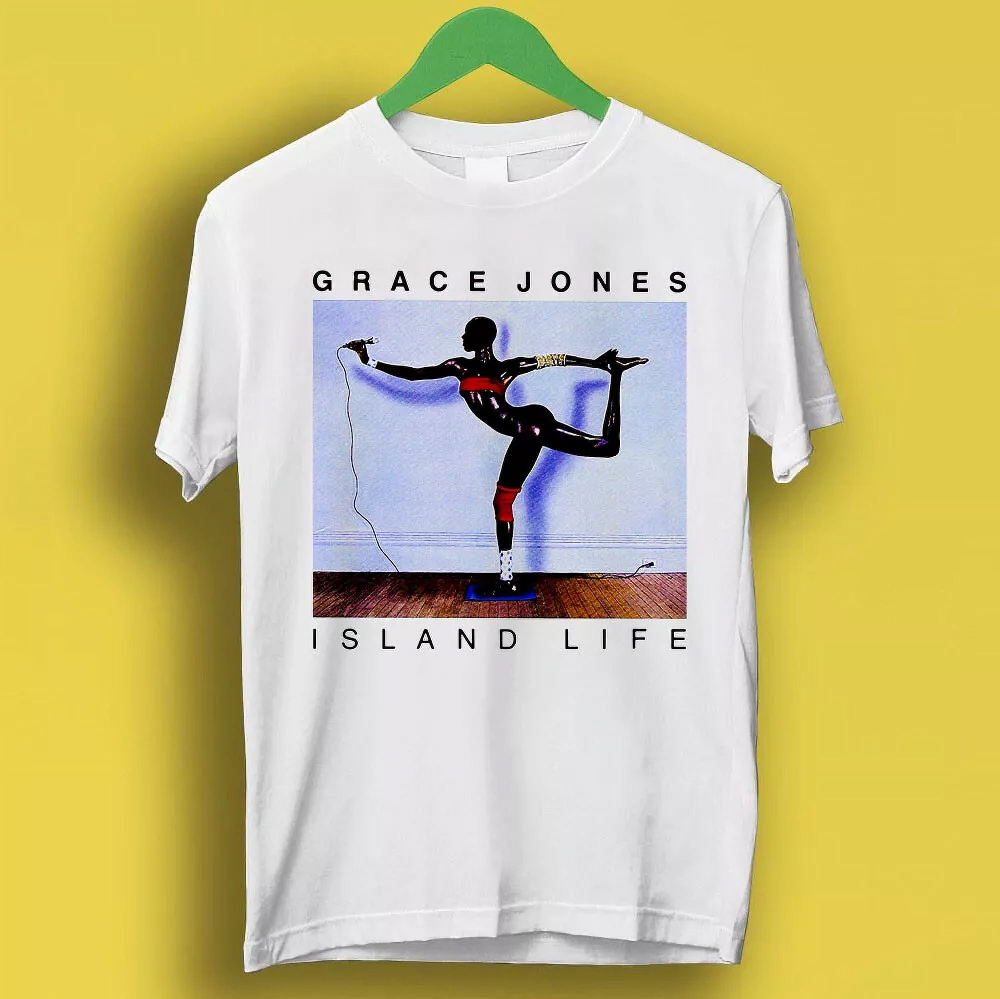 Grace Jones Island Life Model Singer Actress Music Gift Top Tee T Shirt ...