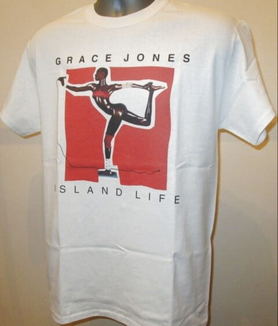 Grace Jones Island Life T Shirt Music 80s Pop Funk Disco Prince Chaka Khan V249 - Walmart.com