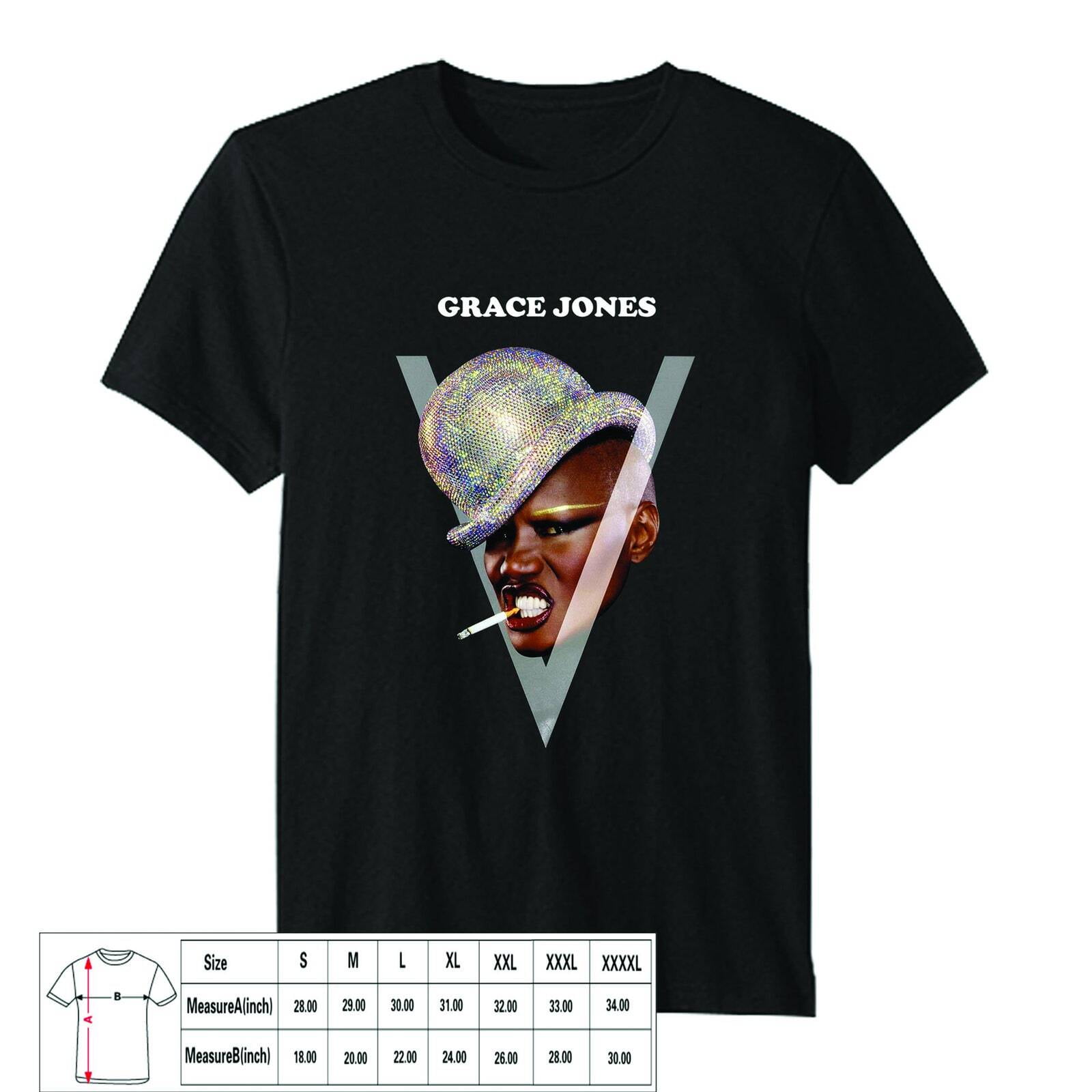 Grace Jones Jamaican Singer Gildan T-Shirt Usa Size - Walmart.com