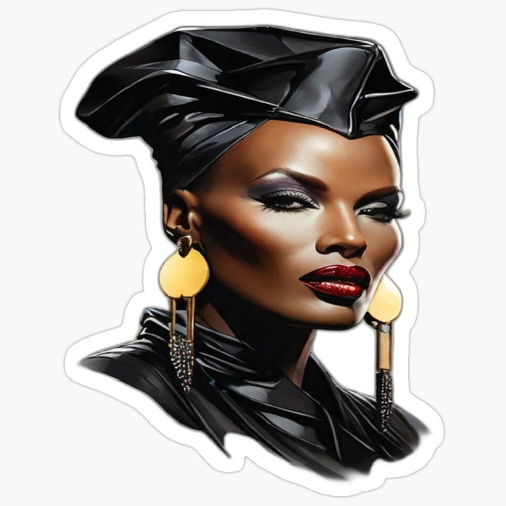 Grace Jones Sticker Phone Decal Water Bottle Stickers Car Decals ...