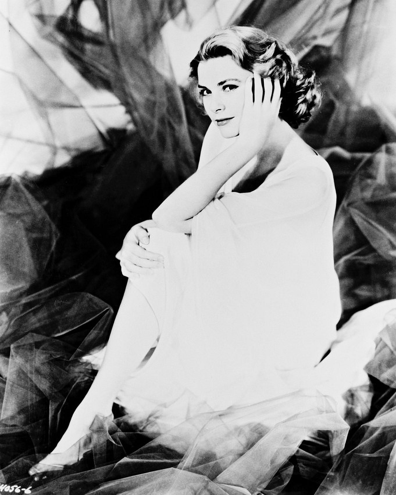 Grace Kelly Print Full Length In White Glamour Outfit 24x36 Classic ...