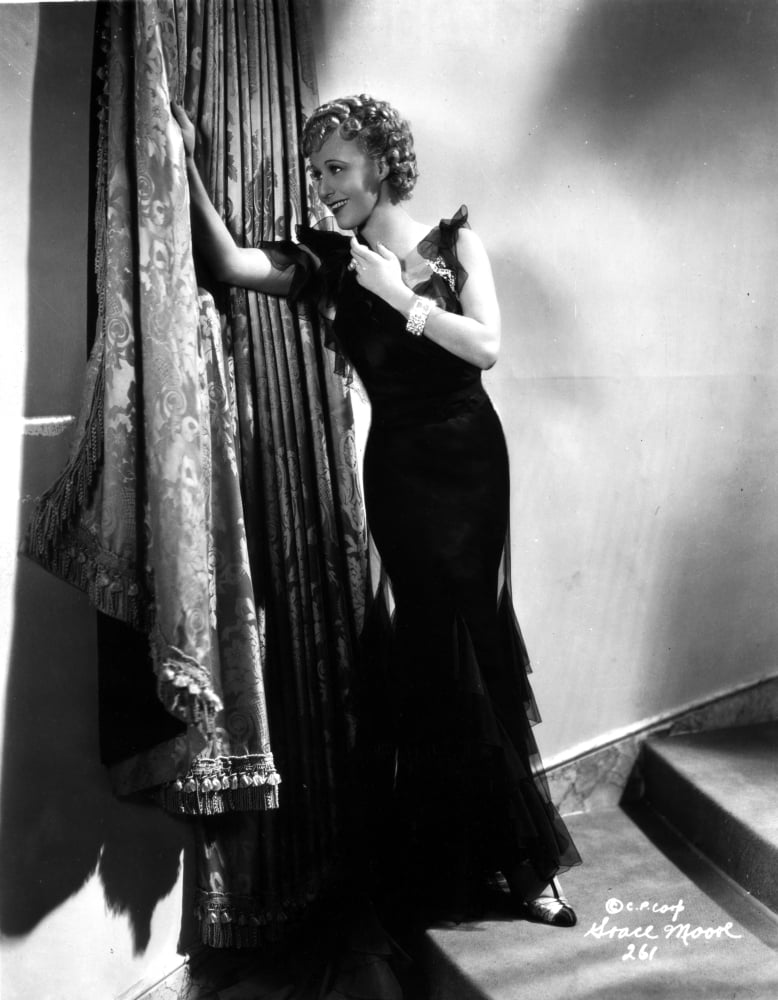 Grace Moore on a Dress Portrait Photo Print (8 x 10) - Walmart.com