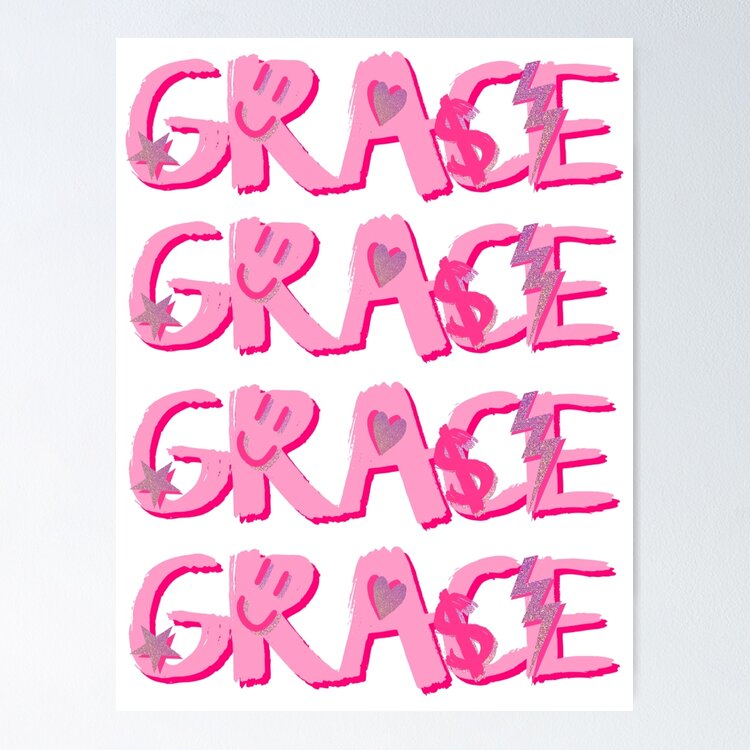Grace Name Poster, UNFRAMED-18x24 - Walmart.com