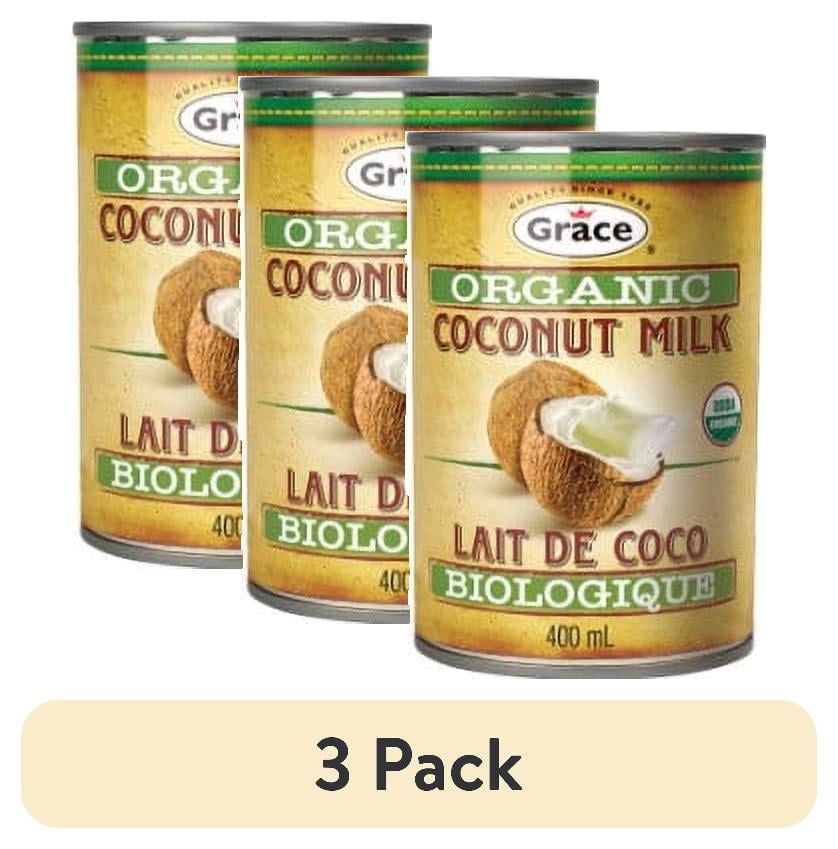(3 pack) Grace Organic Coconut Milk, 13 OZ Can - Walmart.com