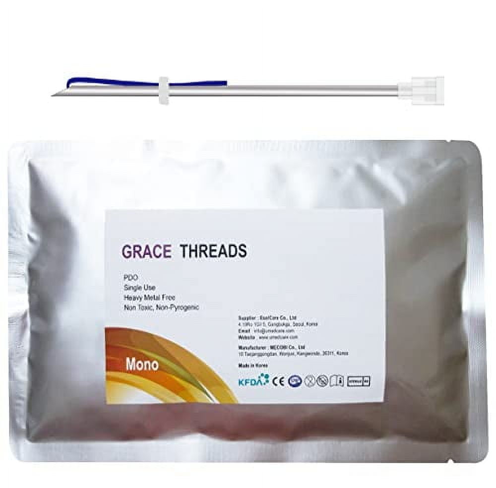 Grace PDO Thread Lift/Face Whole Body/Mono Type 40pcs - 12 Sizes (29G ...