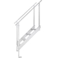 Grace Paws Dock Ladder 4 Step, Dock Stairs 30''-38'' Adjustable Height ...