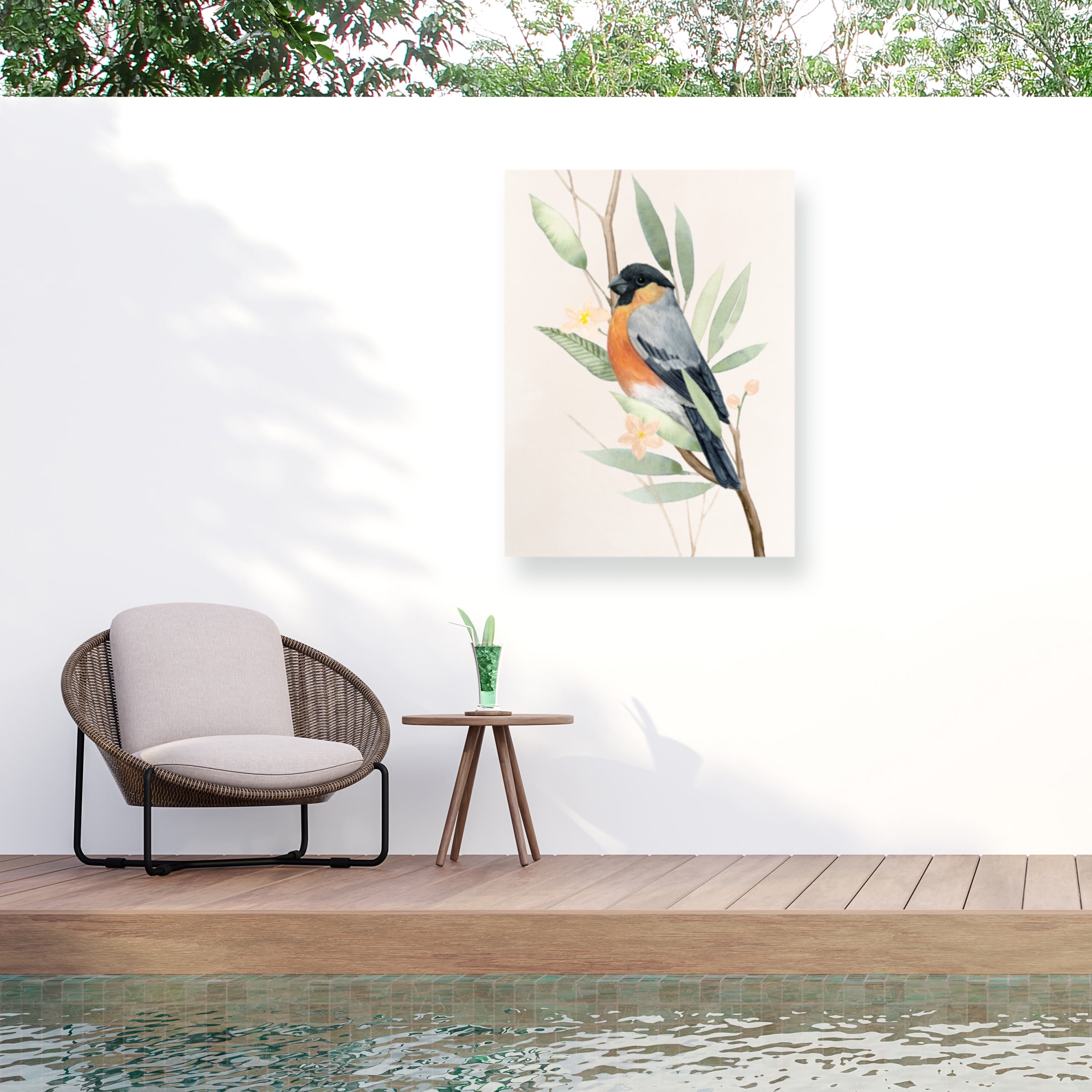 Grace Popp 'Tree Toppers I' Outdoor Canvas 32x24 - Walmart.com