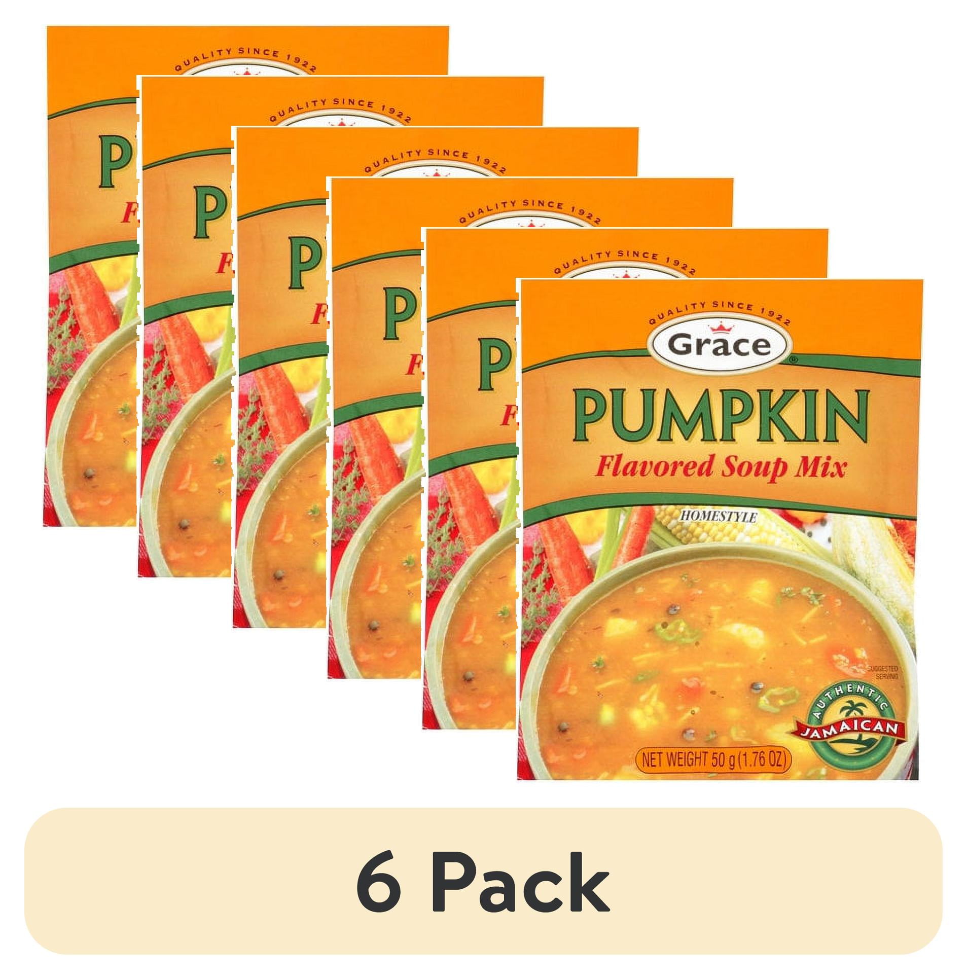 (6 pack) Grace Pumpkin Flavored Soup Mix, 1.76 oz - Walmart Business ...