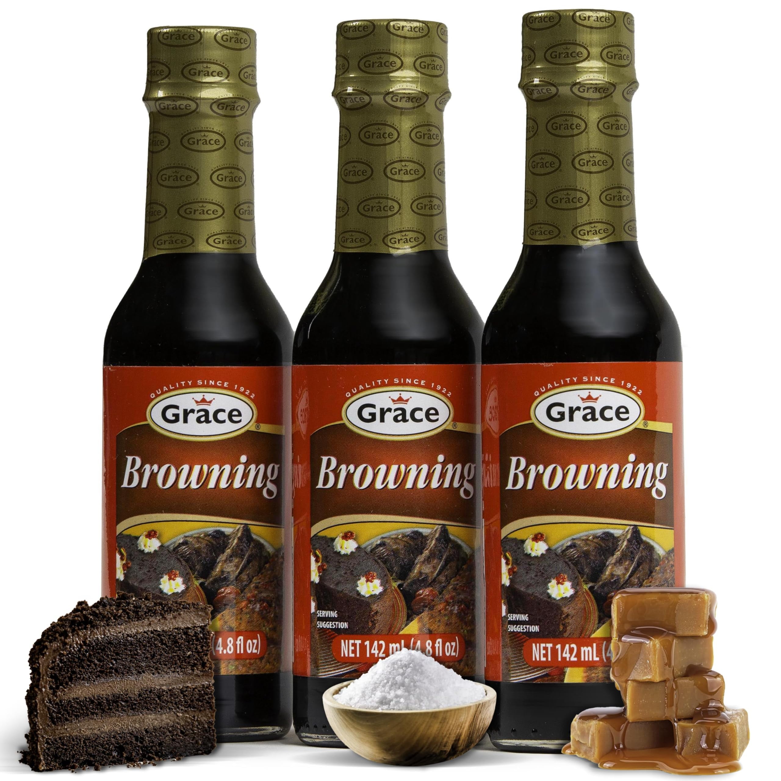 Grace Sauce Jamaican AKF18 4.8oz - 3 Pack Sauce for Grilling & Baking ...