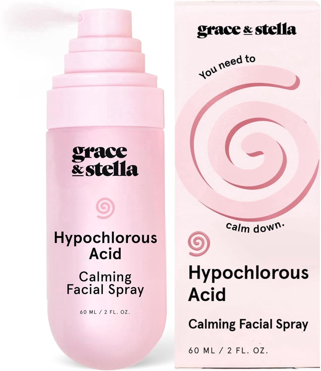 Grace & Stella Hypochlorous Acid Face & Body Spray, Calming Acne ...