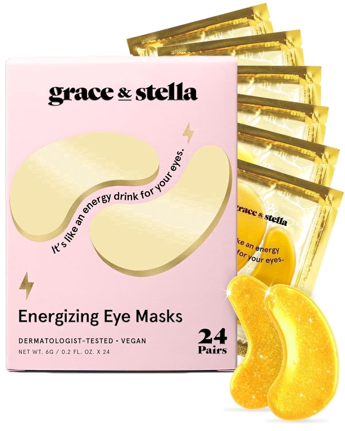 Grace & Stella Under Eye Mask for Dark Circles and Puffy Eyes, All Skin ...
