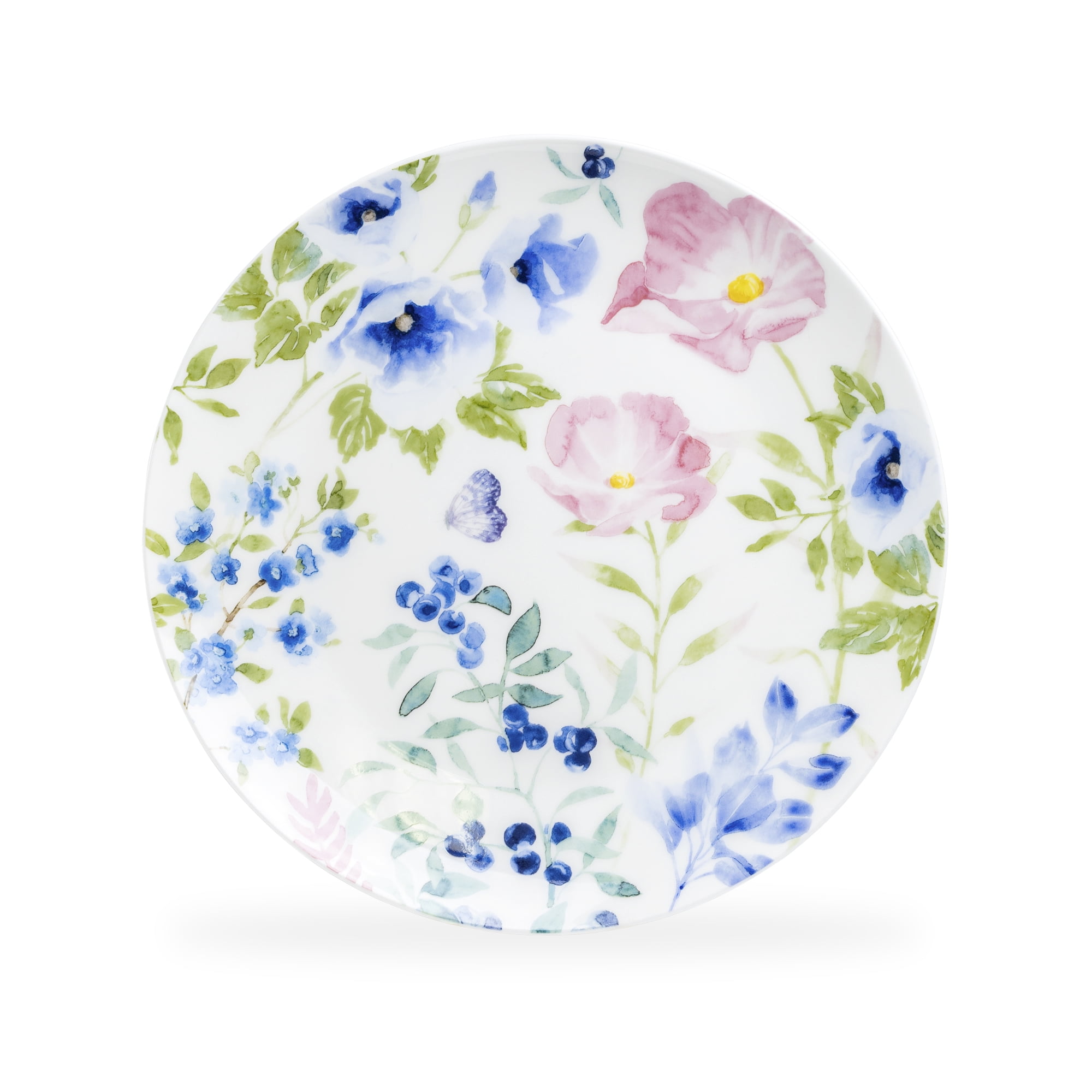 Grace Teaware Indigo Garden Grace Bone China Dinner Plate - Walmart.com