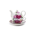 Grace Teaware Rose Garden Fine Porcelain Tea For One Set - Walmart.com