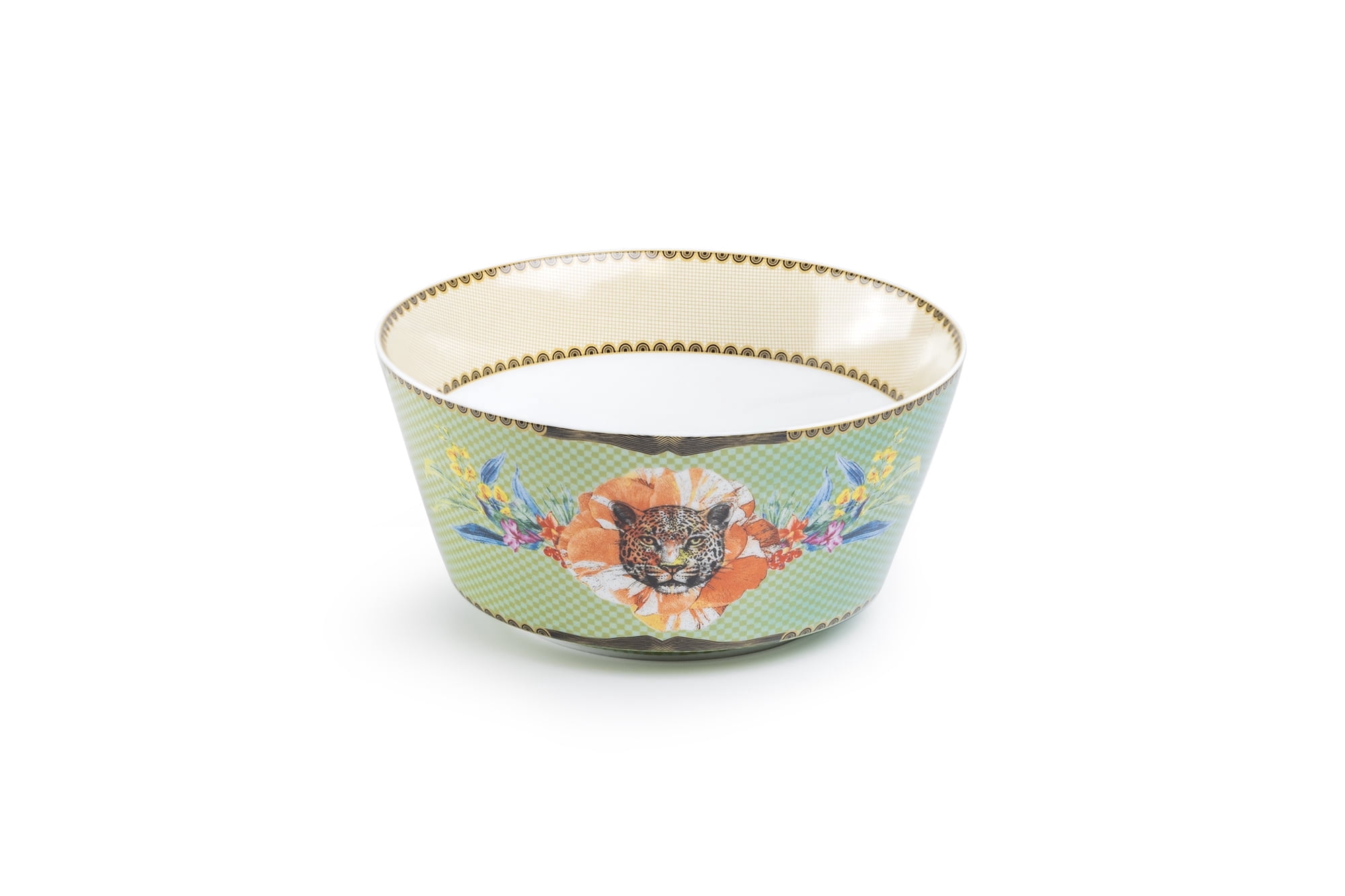 Grace Teaware Summer Savanna Green 24oz Fine Porcelain Bowl - Walmart.com