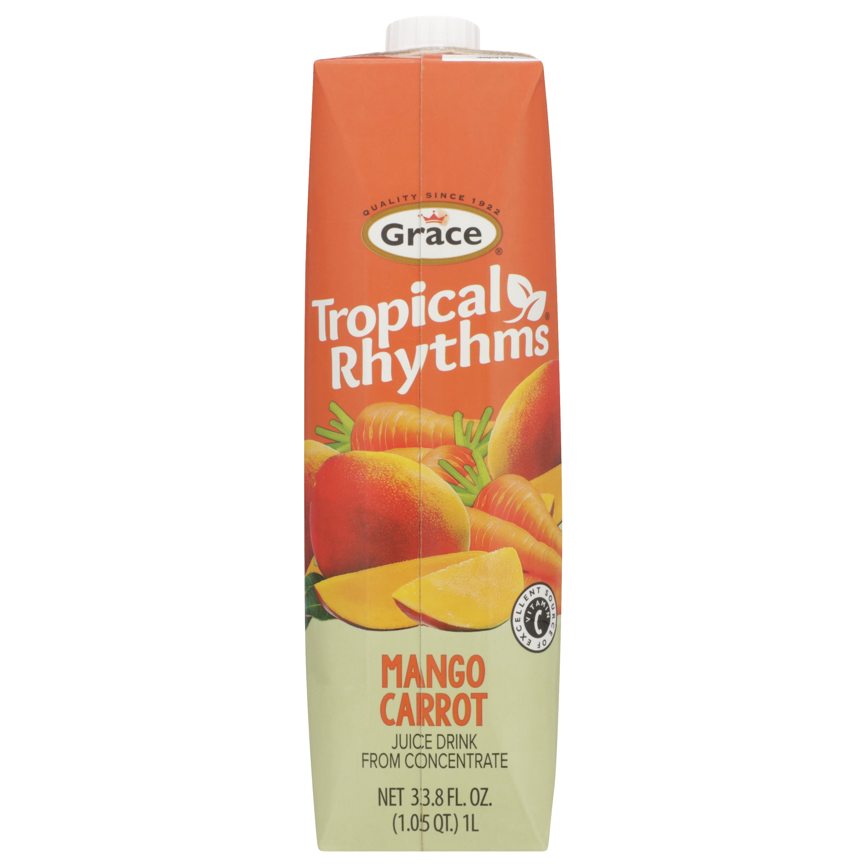 Grace Tropical Rhythms Mango Carrot Caribbean Juice Blend 33.8 fl oz ...