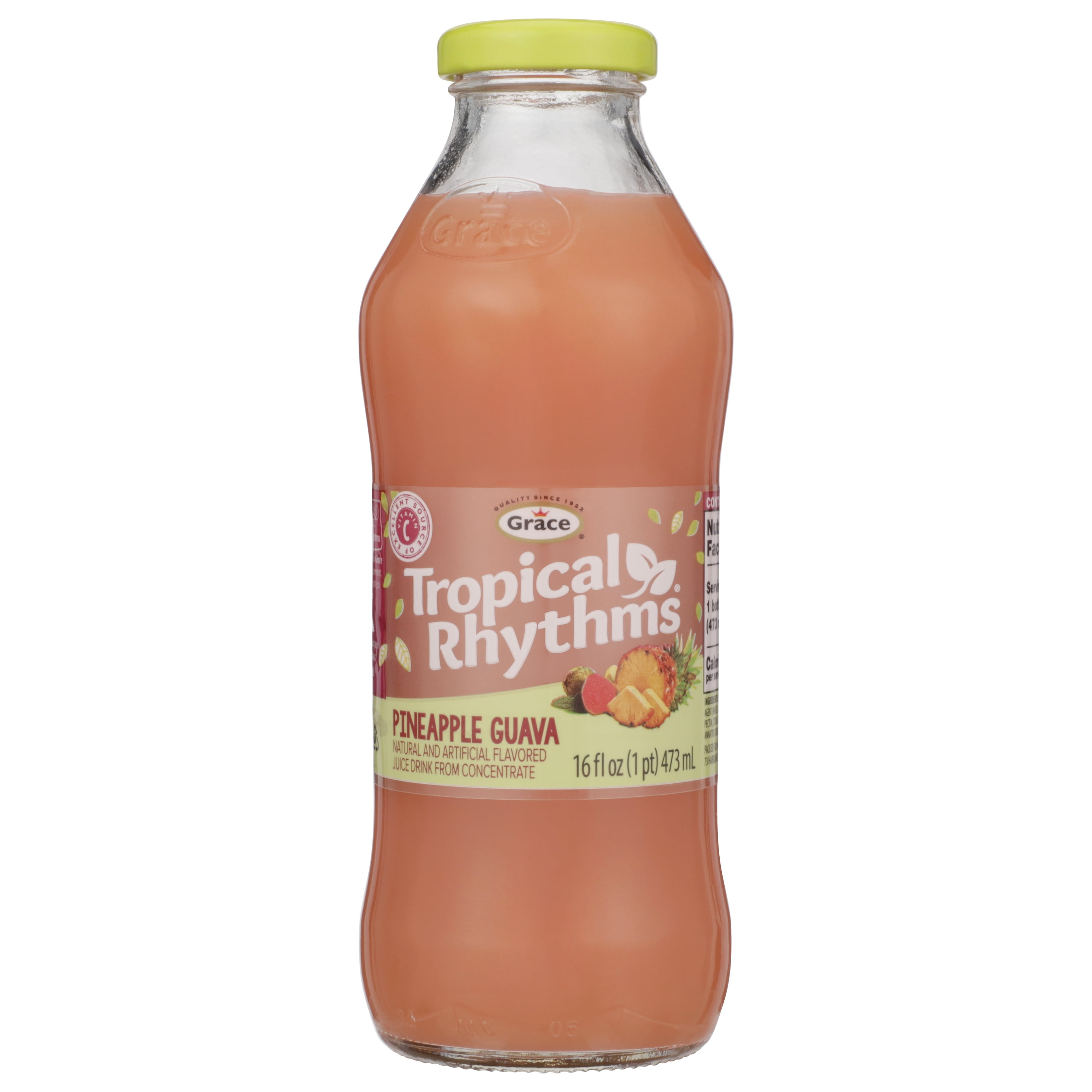 Grace Tropical Rhythms Pineapple Guava Juice Drink, 16 oz - Walmart.com