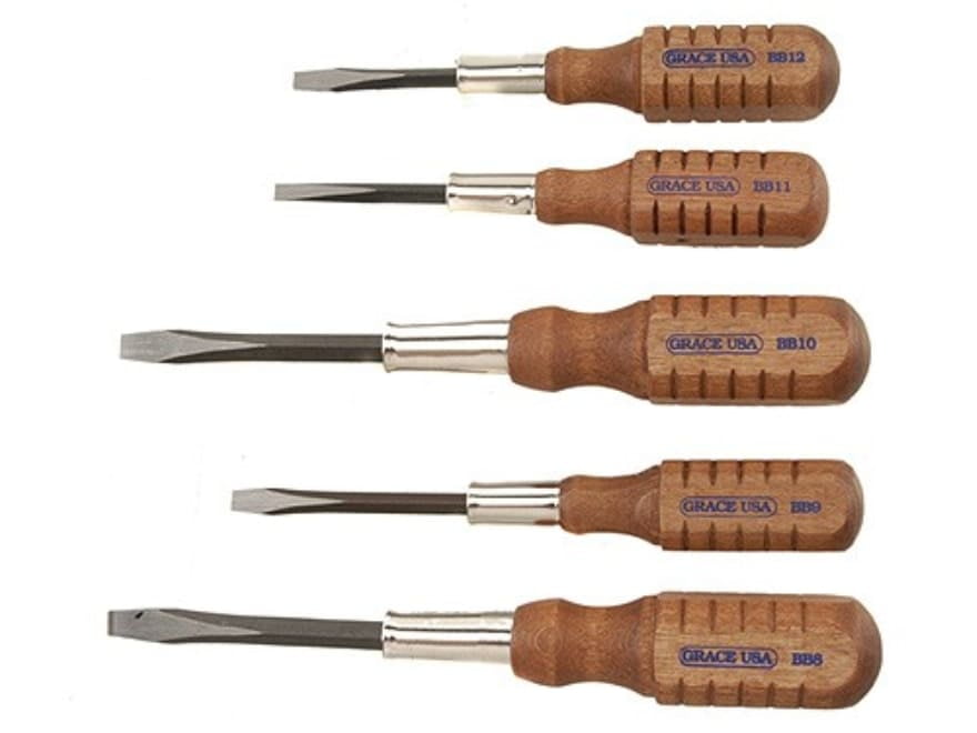 Grace USA Browning 5 pc Screwdriver Set Straight Edge - Walmart.com