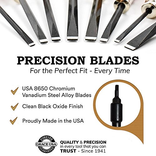 Grace USA - Gunsmith 24 Bit Mag Tip Screwdriver Set - GRMT24 - Gunsmith ...