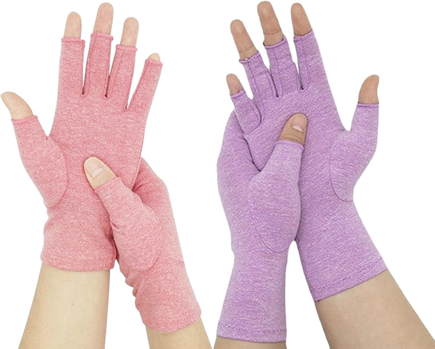 Grace and ABEL Compression Gloves, Fingerless Compression Gloves ...