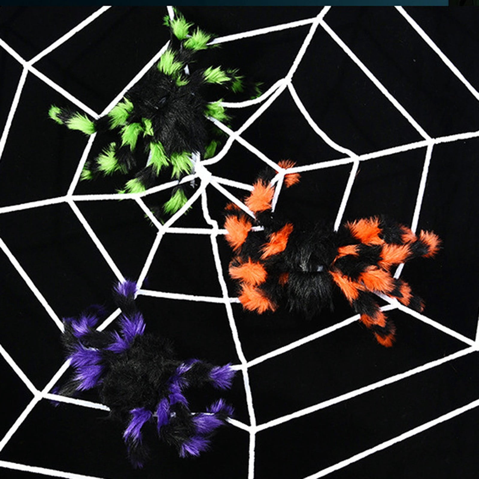 GraceGlim 12" Halloween Spider Decorations Fake Orange Spider Giant for ...