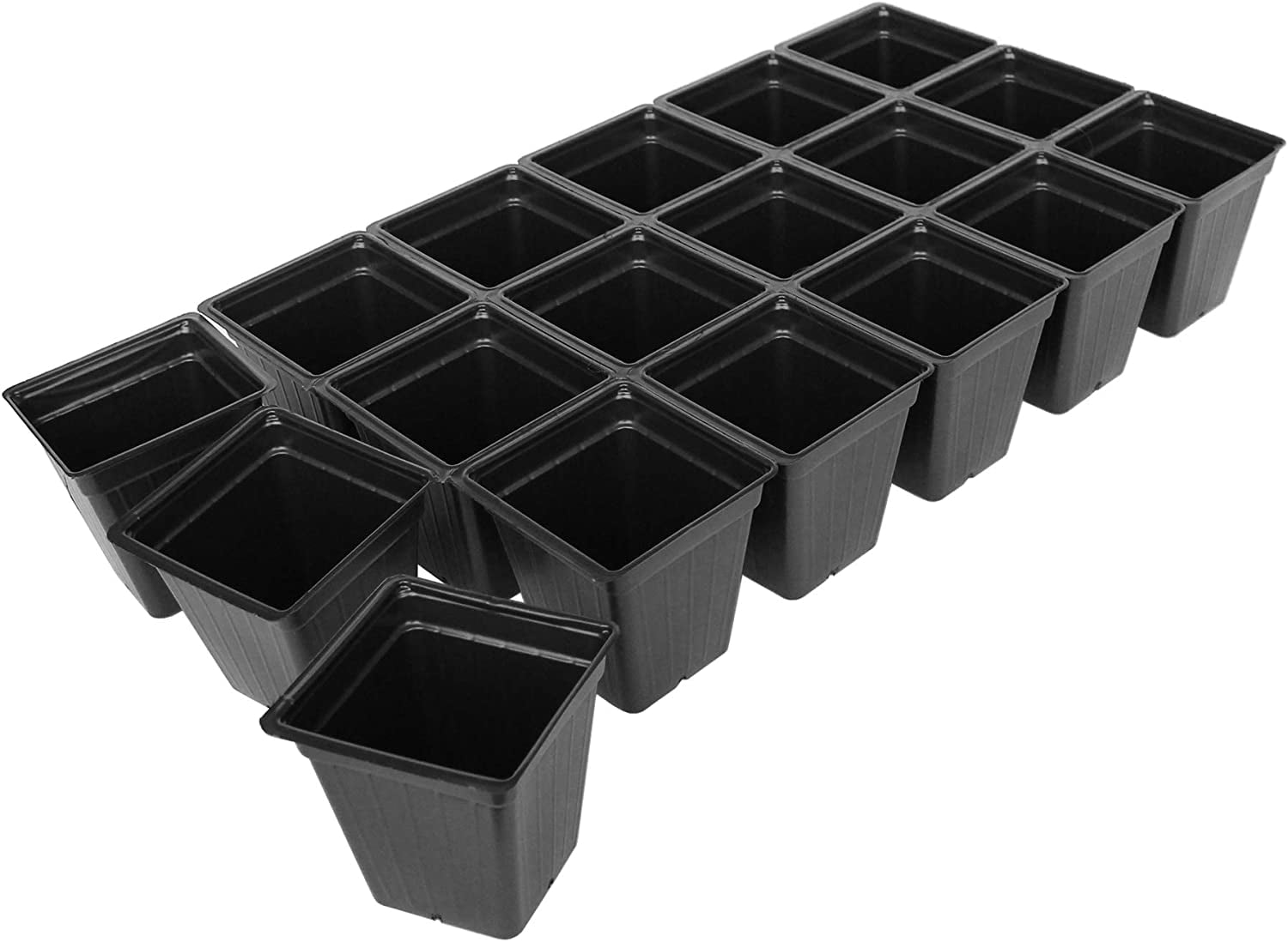 GraceHome-US Black Plastic Garden Tray Inserts - 10 Sheets of 18 ...
