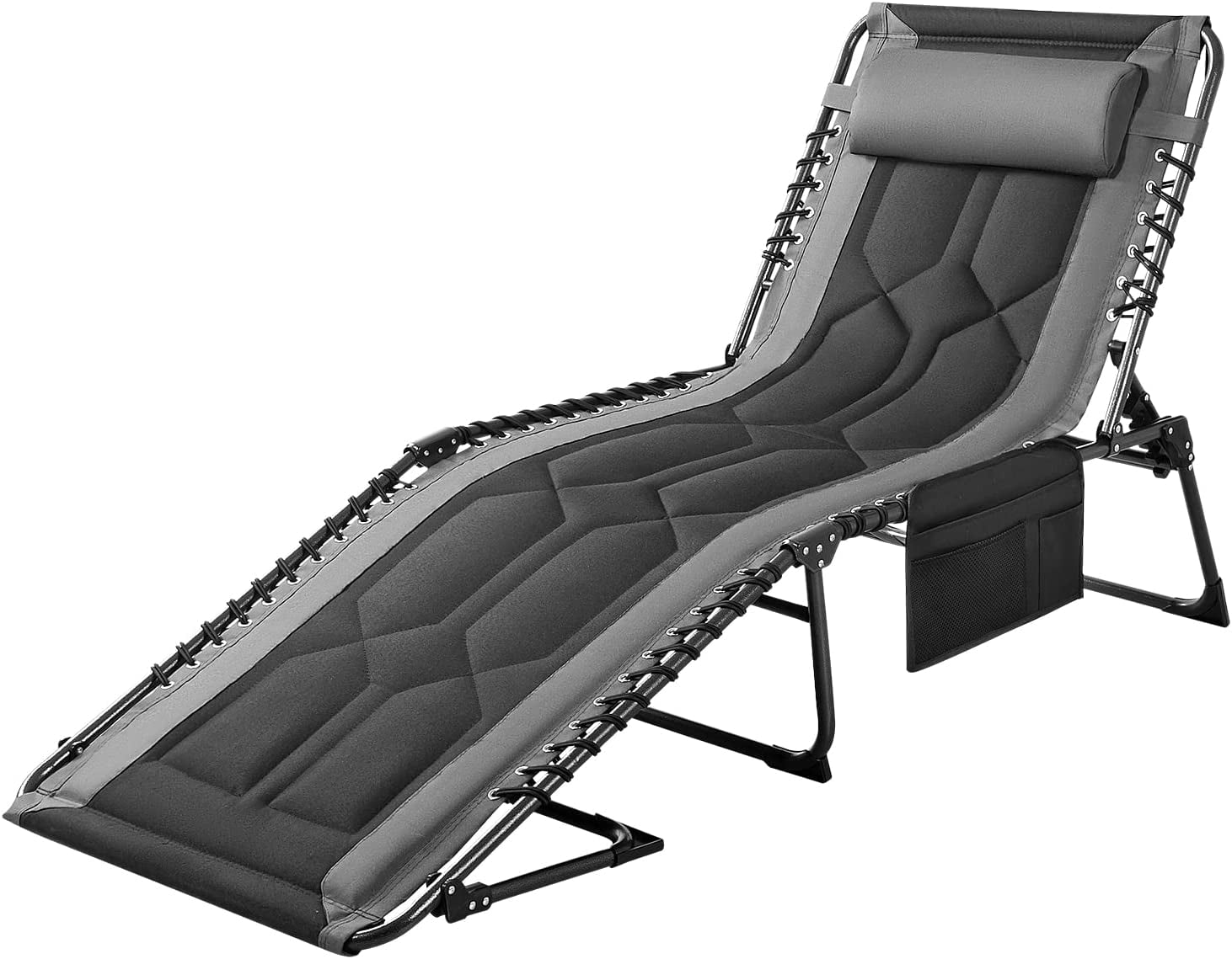GraceHome-US Folding Chaise Lounge Outdoor Portable Lounge Chairs 4 ...