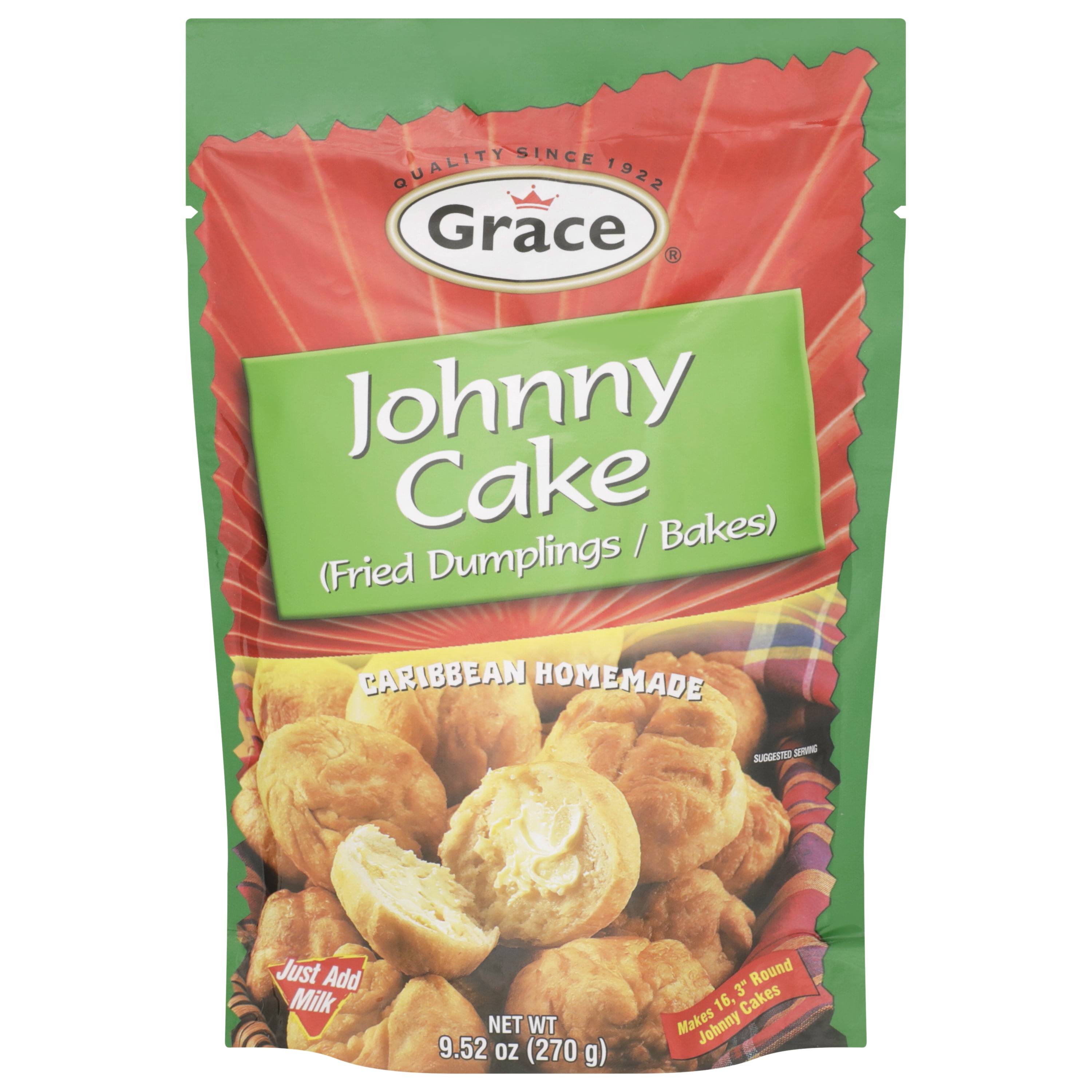 GraceKennedy Grace Johnny Cake Mix, 9.5 oz - Walmart.com