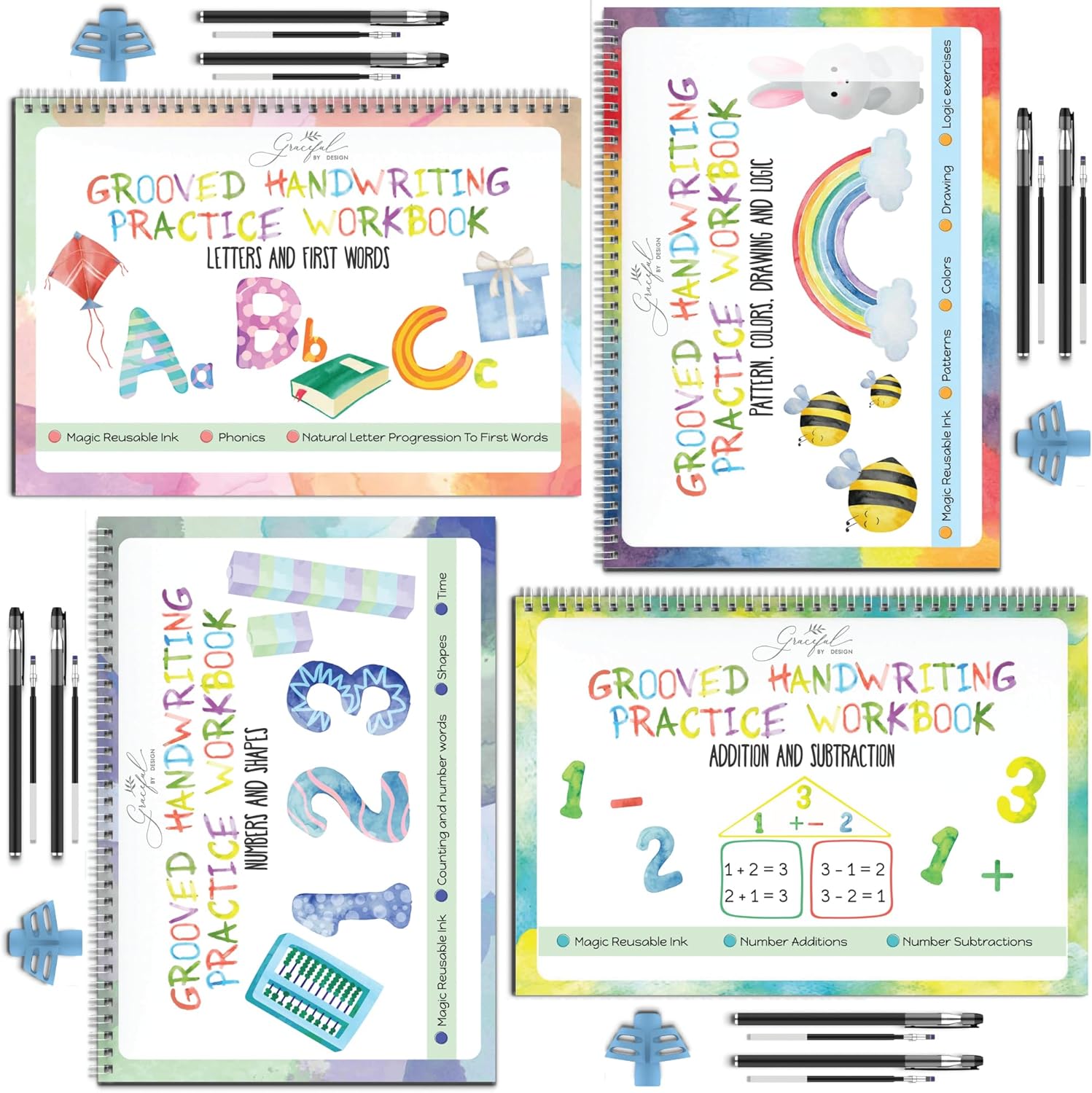 Graceful by Design's Grooved Handwriting Book For Kids with ...