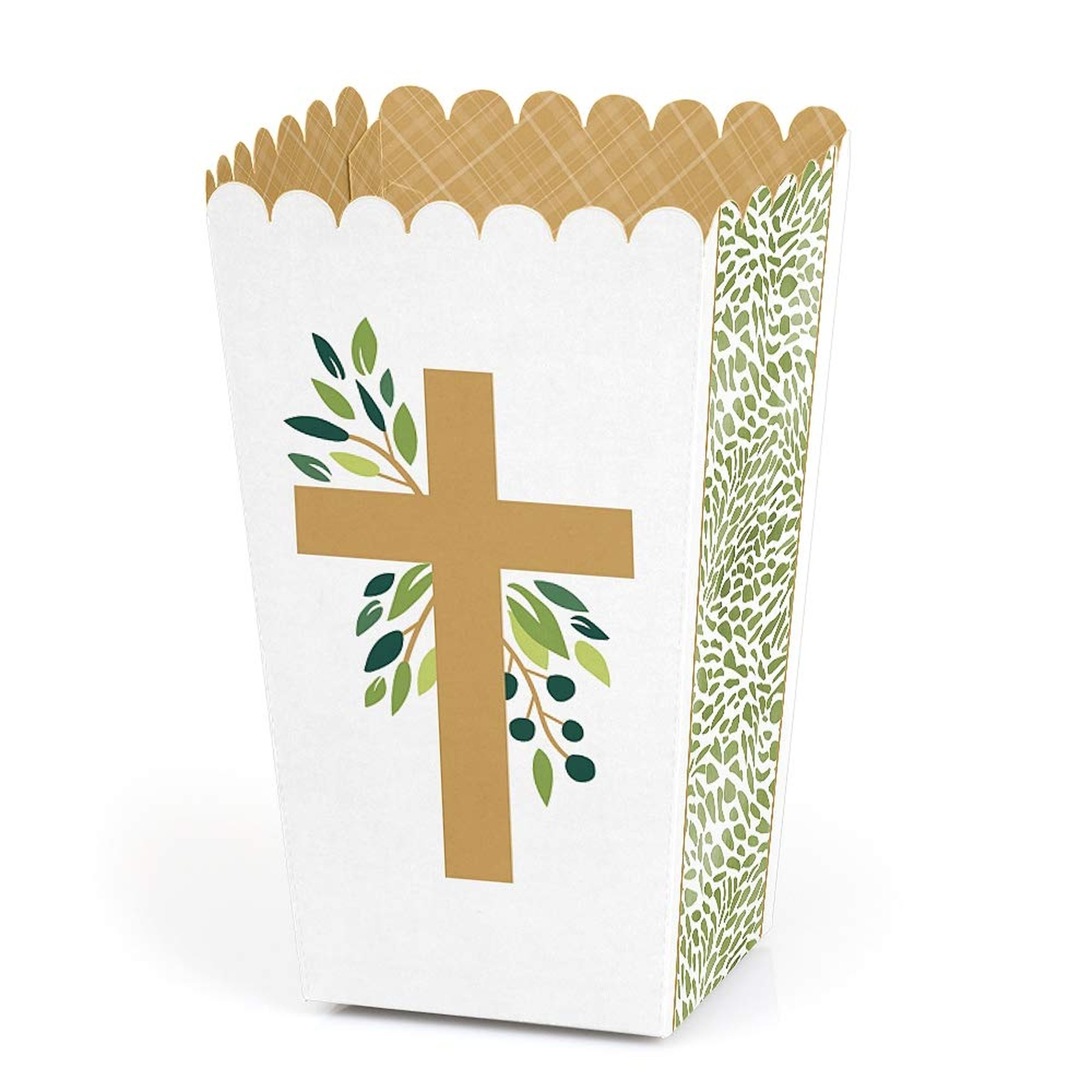 Graceful Faith Popcorn Treat Boxes - Set of 12, Perfect for Religious ...