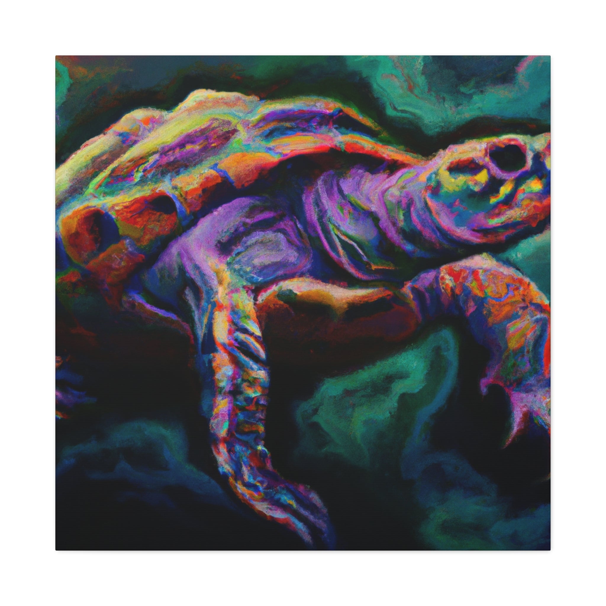 "Graceful Red-Eared Turtle" - Canvas - Walmart.com