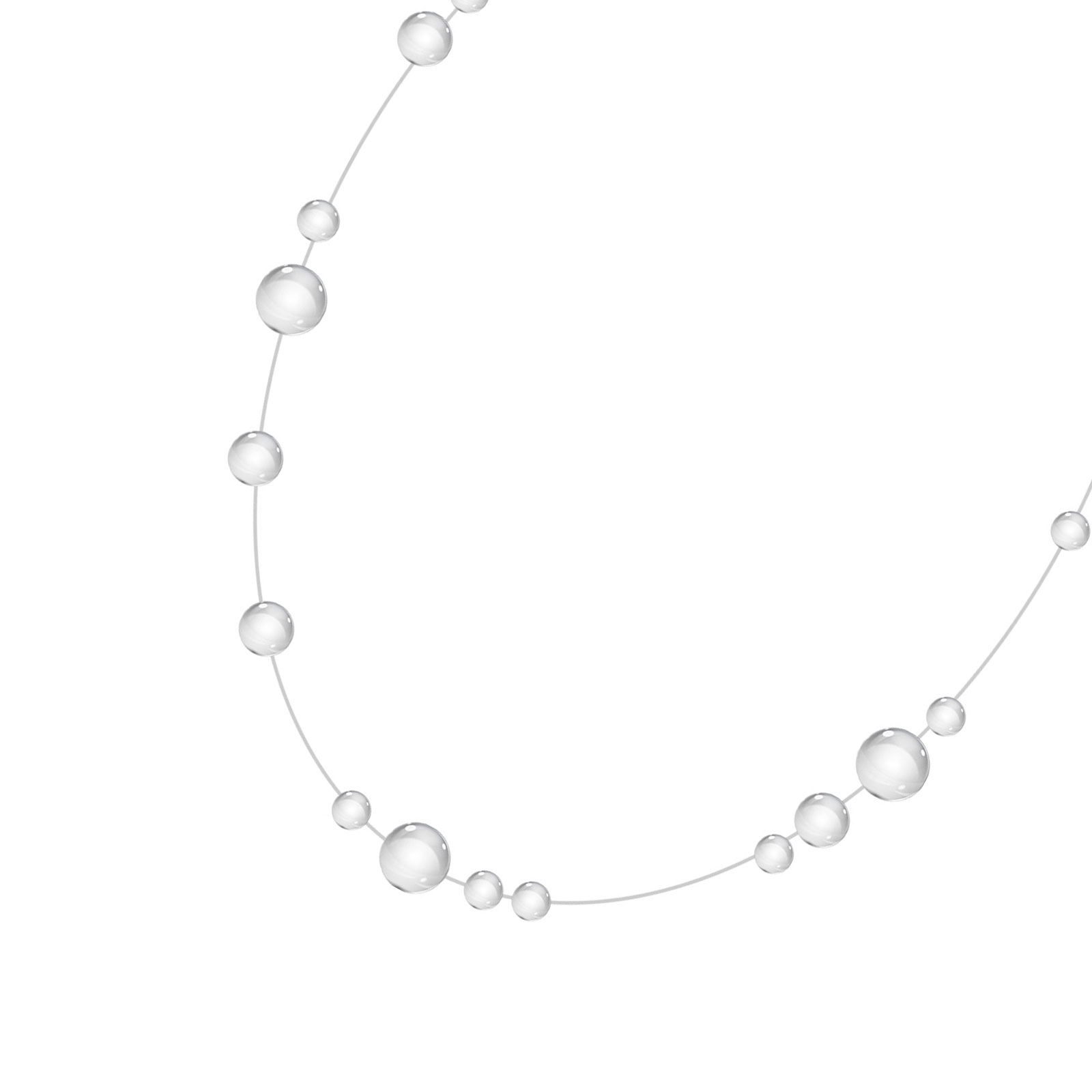 Graceful Waterdrops Chain Necklace Versatile Hypoallergenics Design ...
