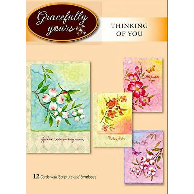 Gracefully Yours Grace to You Thinking of You Greeting Cards featuring ...