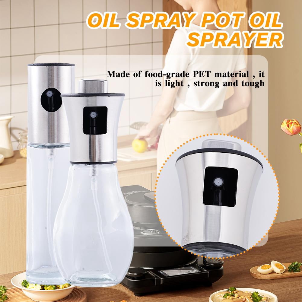 Gracefulvara 100200ML Olive Oil Sprayer Dispenser Glass Oil Vinegar ...