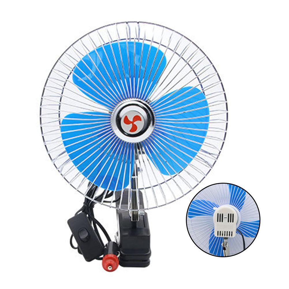 Gracefulvara 6 inch 24V fully sealed car electric fan large truck 24V ...