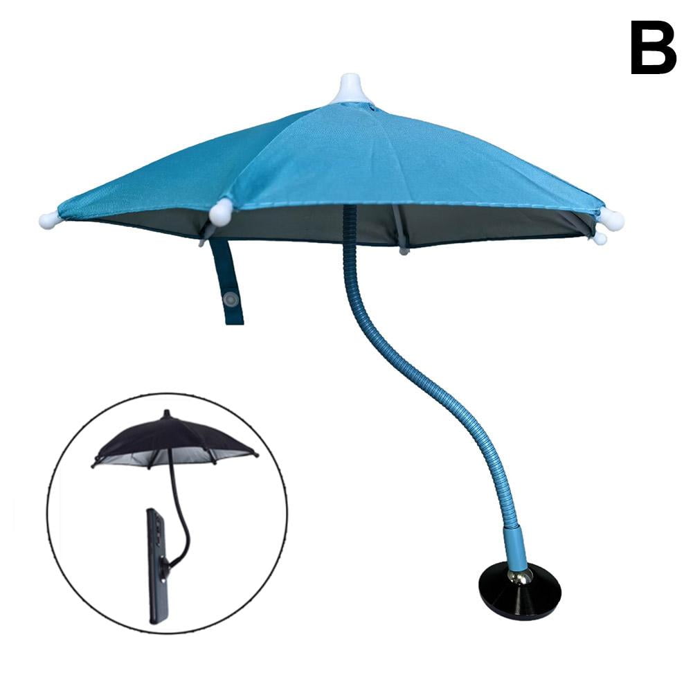 Gracefulvara Blue 1pc magnetic mobile phone parasol sun protection mini ...
