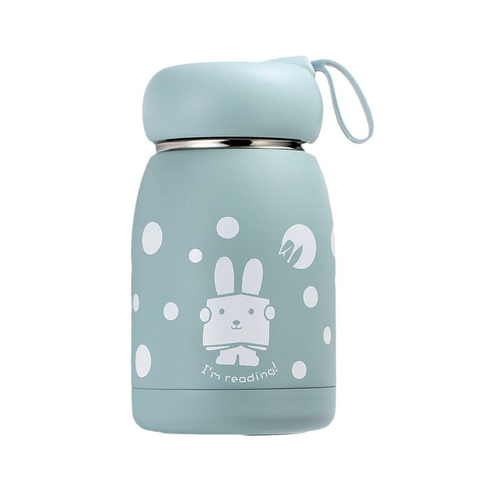 Gracefulvara Blue 304 Stainless Steel Liner Mine Cup Cute Big Belly ...